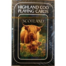 Highland Coo Playing Cards