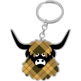 Highland Cow Keyring